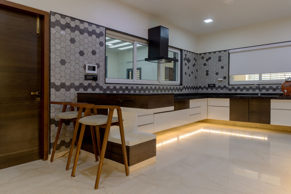 Bungalow in Ahmedabad - Modern - Kitchen - Ahmedabad - by Abhishek Shah ...