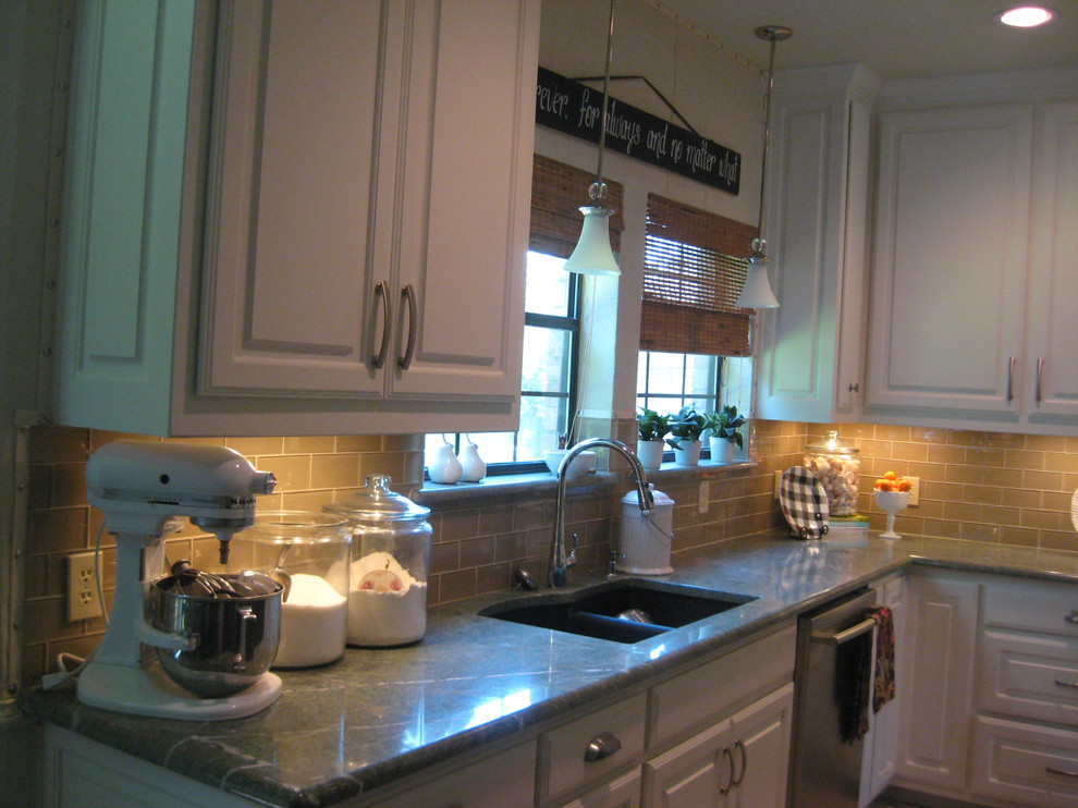 Burlap and Glass - Traditional - Kitchen - Other | Houzz