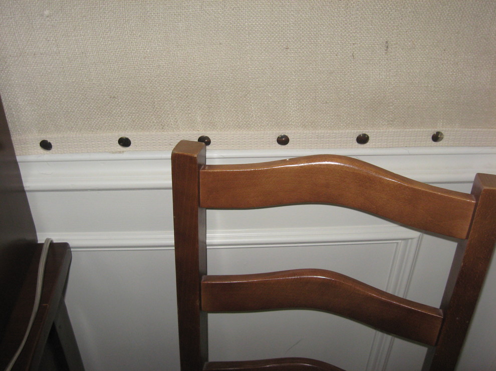 Burlap Walls - Traditional - Kitchen - Dallas | Houzz