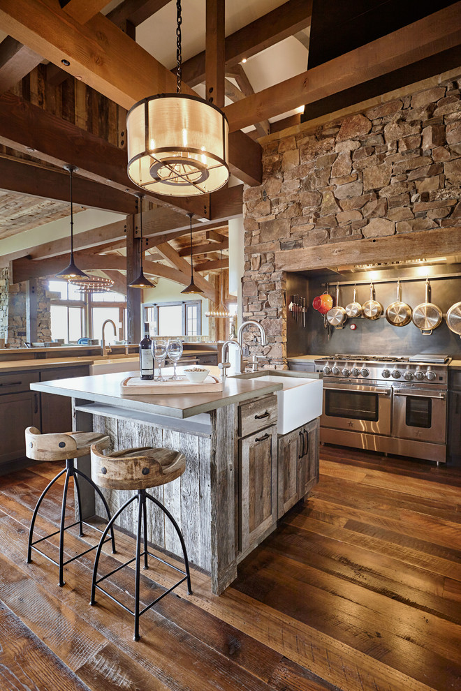 Butler Creek - Rustic - Kitchen - Other - by Trauner Fay Designs | Houzz