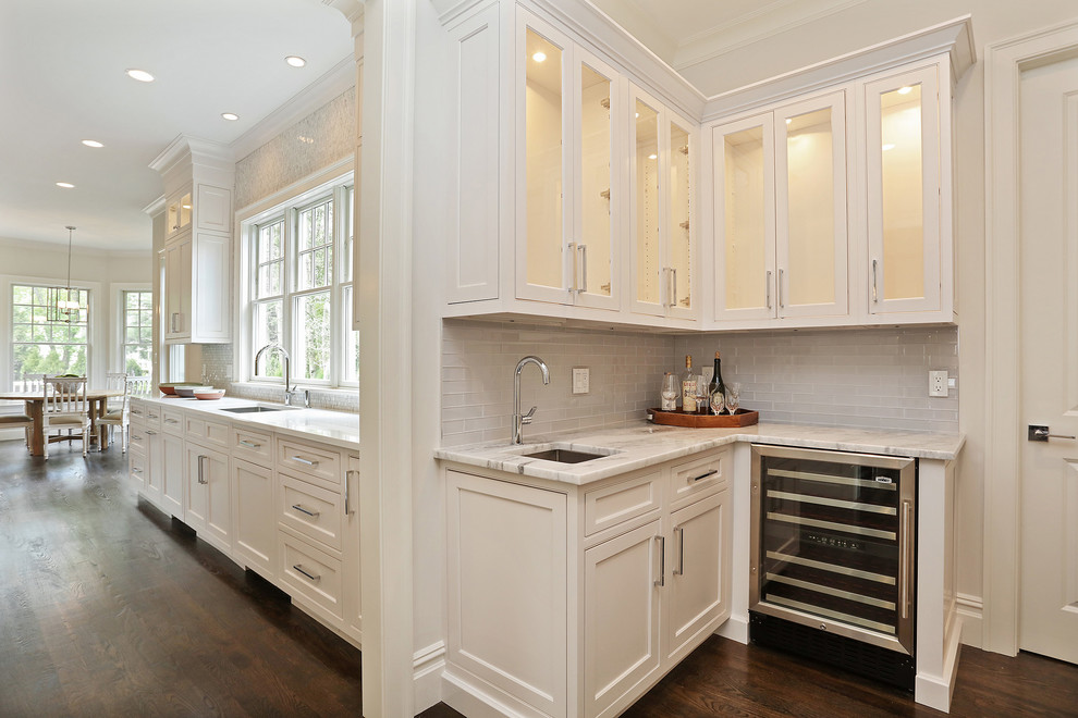Butler's Pantry with Sink - Traditional - Kitchen - New York - by Jilco ...