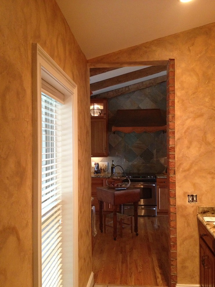 Butler's Pantry with Tuscan Plaster - Farmhouse - Kitchen - Other - by ...