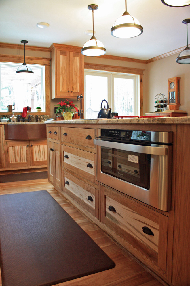 Butternut and ambrosia maple Kitchen - Rustic - Kitchen - New York - by ...