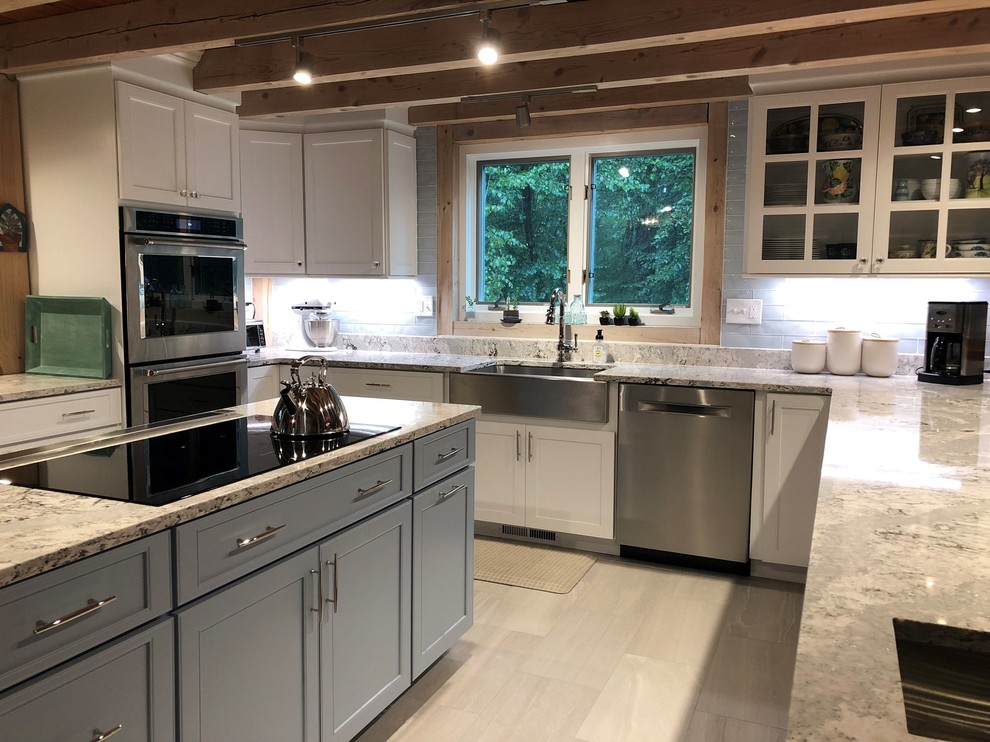 Cabico Unique, Benjamin Moore - Kitchen - Boston - by Mid-State Kitchens | Houzz