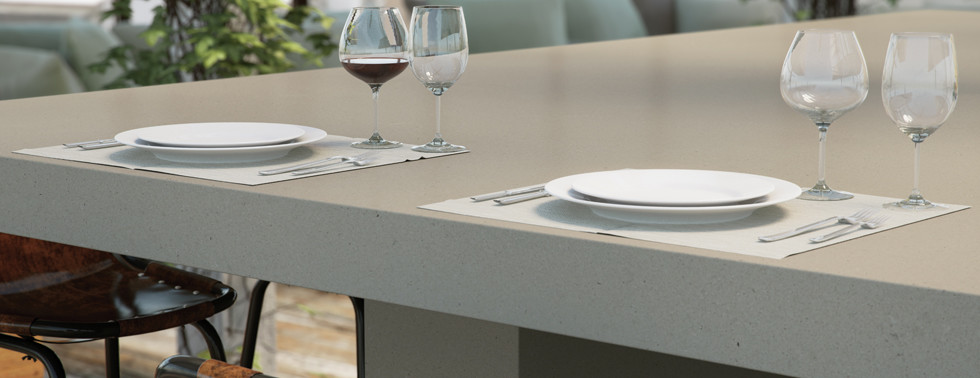 Caesarstone 4003 Sleek Concrete quartz - Contemporary - Kitchen ...