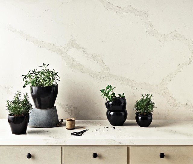 Caesarstone 5131 Calacatta Nuvo quartz - Modern - Küche - London - von ...