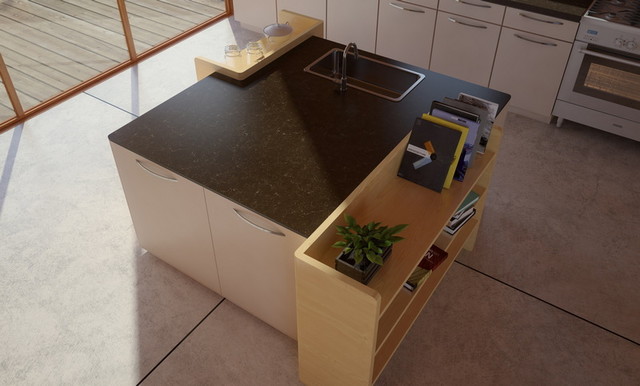 Caesarstone 5380 Emperadoro quartz - Contemporain - Cuisine - Londres ...