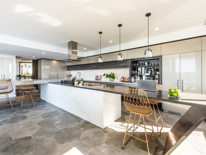 Caesarstone Raw Concrete, Emperadoro, Calacatta Nuvo & Statuario ...