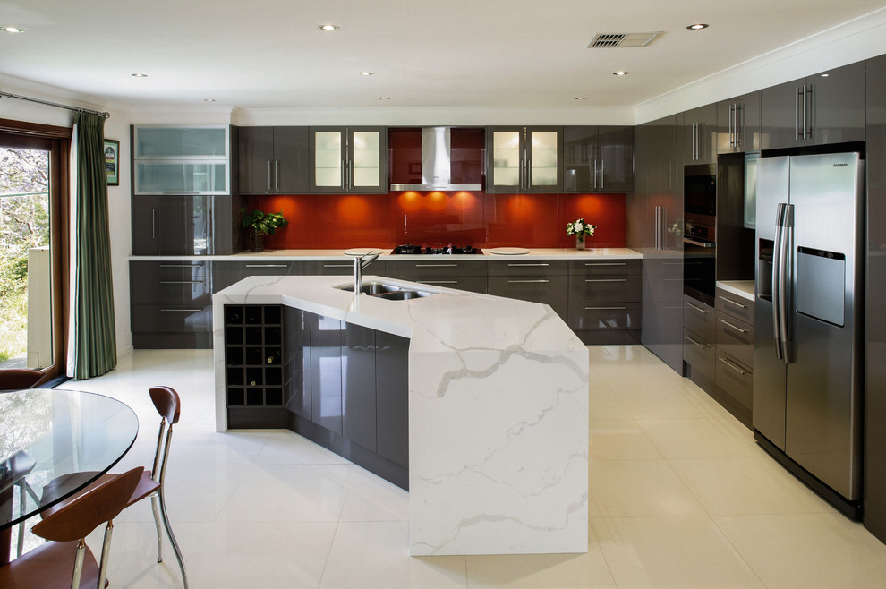 Calacatta Classique™ - Contemporary - Kitchen - Orange County - by MSI ...