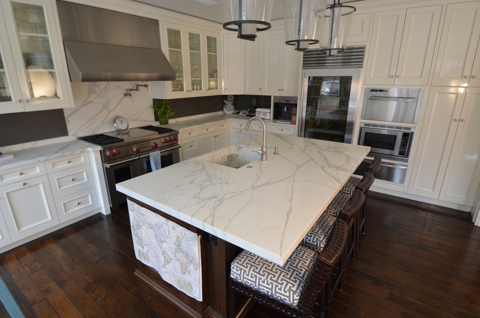 CALACATTA KITCHEN - Traditional - Kitchen - San Francisco - by PIETRA ...