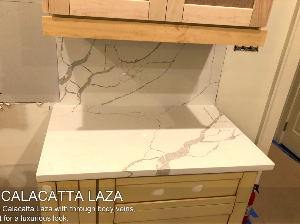 Calacatta Laza - Modern - Kitchen - Atlanta - by ATL Granite Installers ...