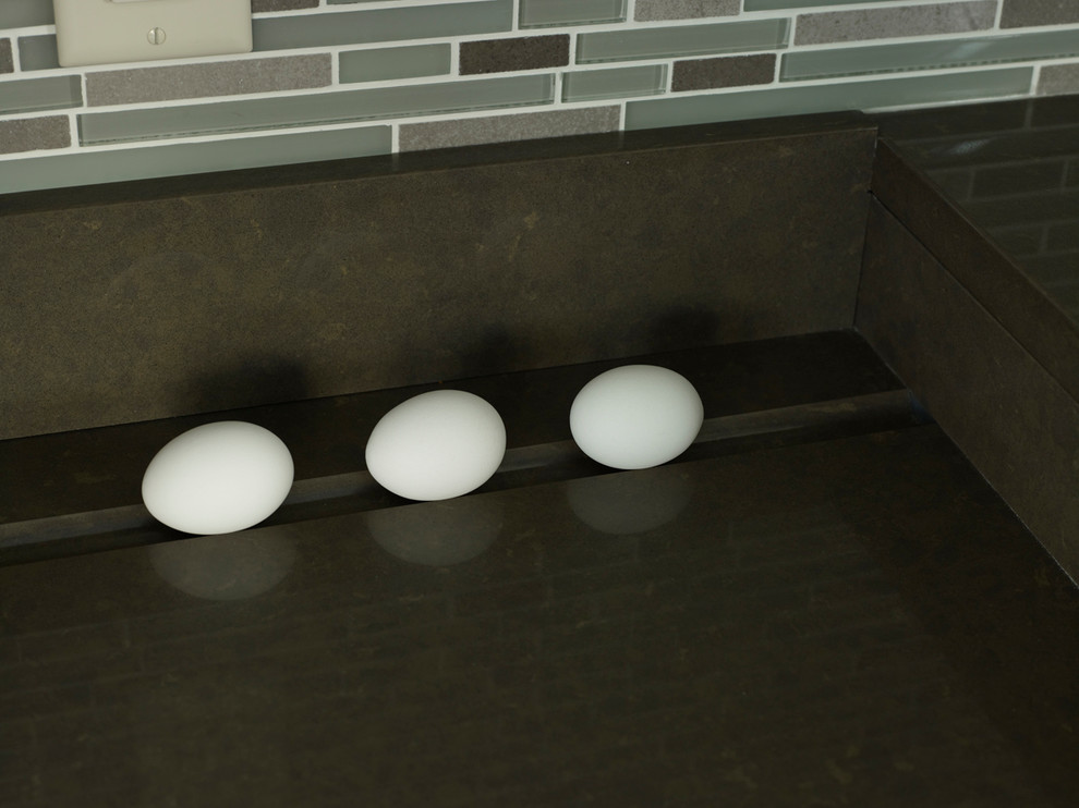 Calacatta Marble Kitchen - Contemporary - Kitchen - Calgary - by ICON ...