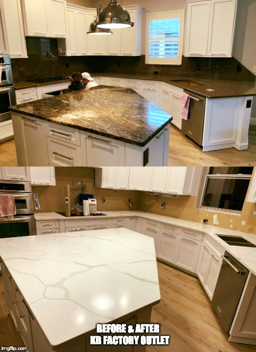 Calacatta Phoenix Quartz_3 - Modern - Kitchen - Tampa - by KB Factory ...