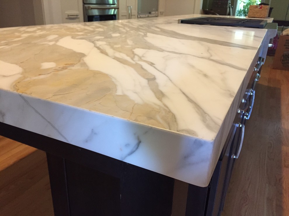 Calcutta Gold Kitchen - Contemporary - Kitchen - Chicago - by Precision ...