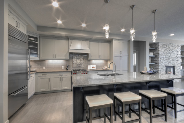 Calgary, New Build - Maren - Contemporary - Kitchen - Calgary - by ...