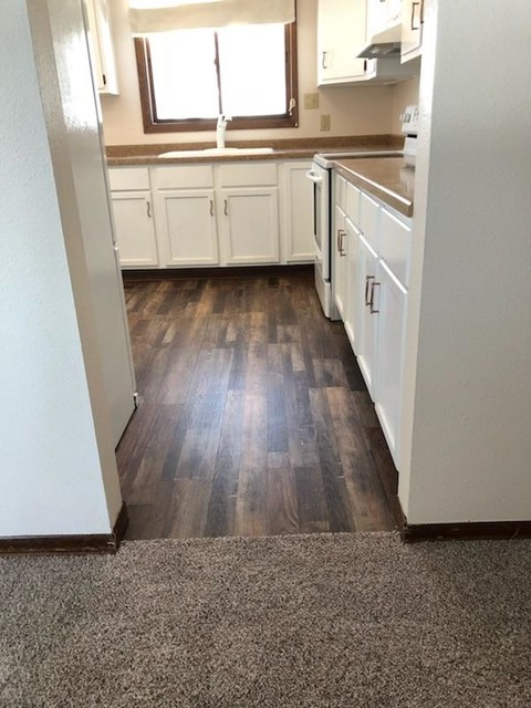 Cali Vinyl Pro *Redefined Pine* Vinyl Plank Install - Rustic - Kitchen ...