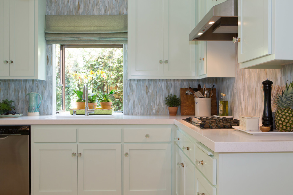 California Cottage in Altadena - Beach Style - Kitchen - Los Angeles ...