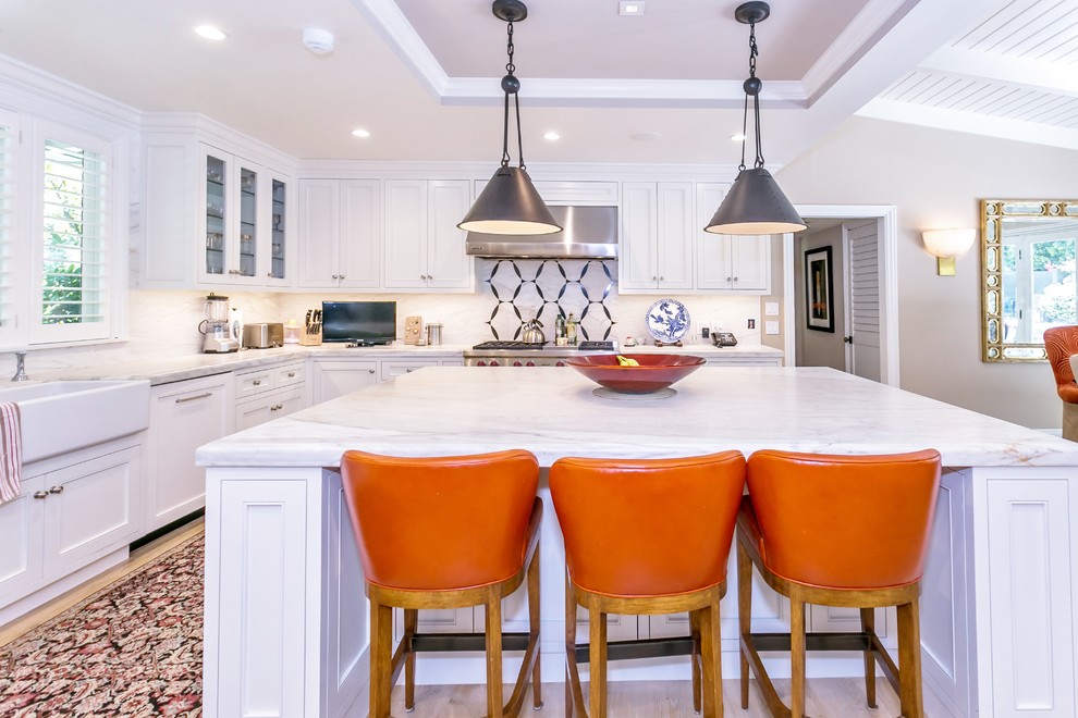 California Ranch - Kitchen - Transitional - Kitchen - Los Angeles - by ...