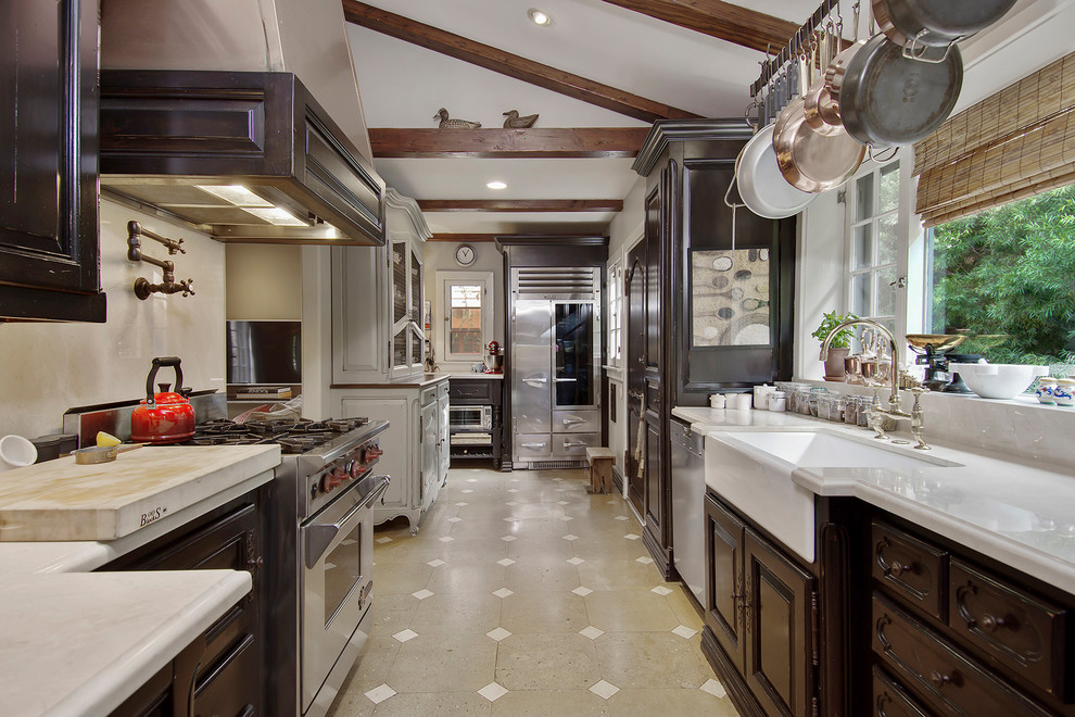 California/ Spanish Ranch - Traditional - Kitchen - Los Angeles - by ...