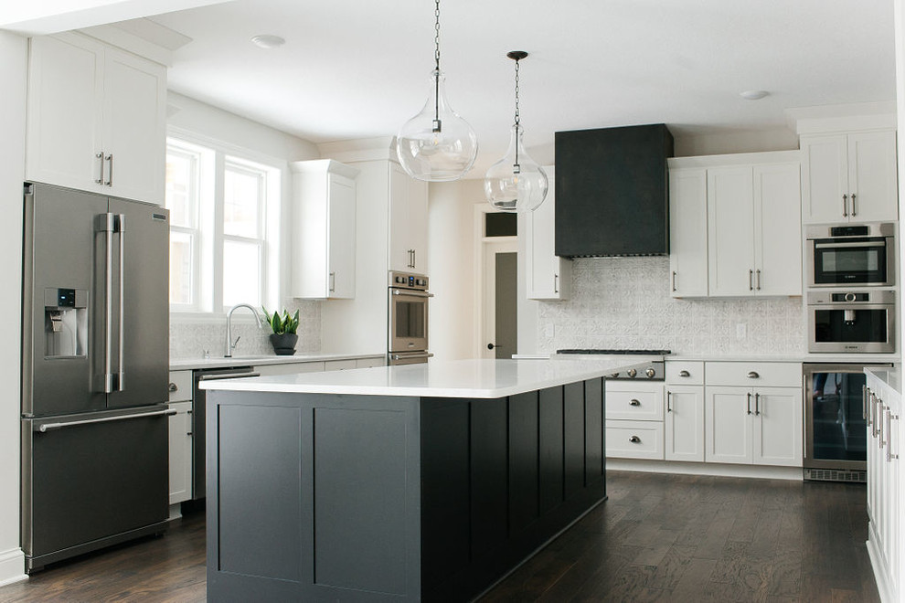 #CaliModCustom - Modern - Kitchen - Minneapolis - by Alma Homes | Houzz