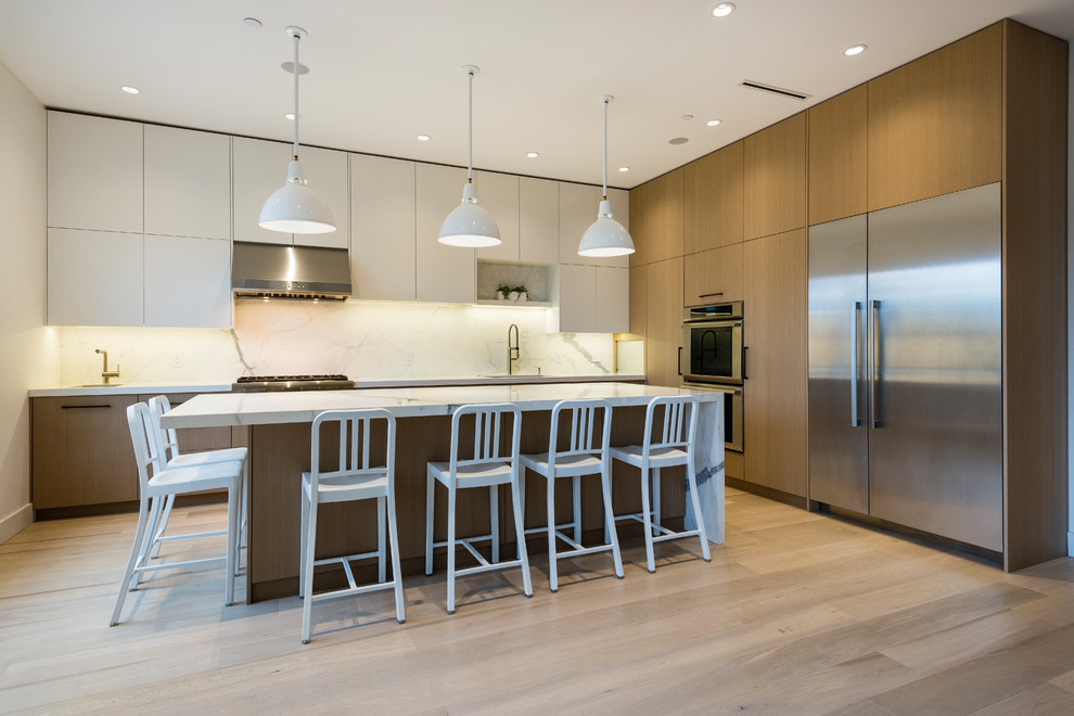 Calm Contemporary Minimalism - Modern - Kitchen - Vancouver - by Van ...