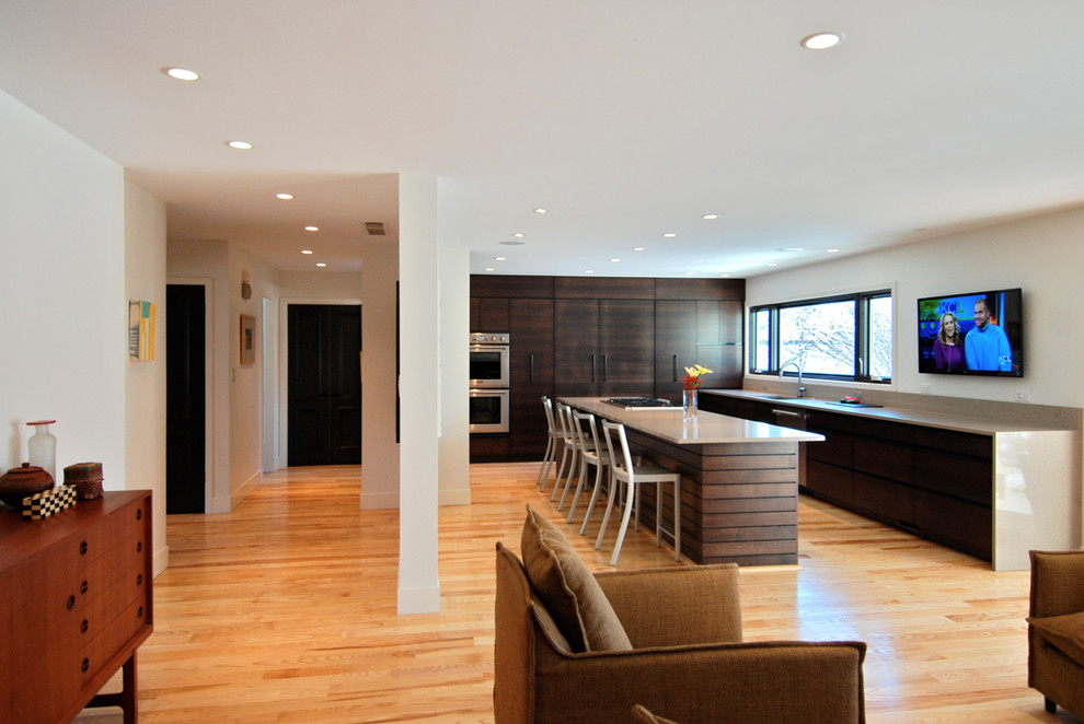 Calm in the Kitchen - Modern - Kitchen - Kansas City - by Poolehaus ...