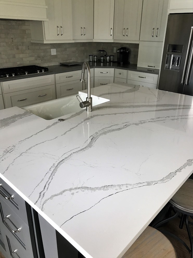 Cambria Brittanicca and Carrick Lake Home - Transitional - Kitchen ...