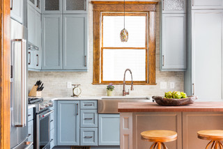 Candler Park Bungalow Blues - Transitional - Kitchen - Atlanta - by ...
