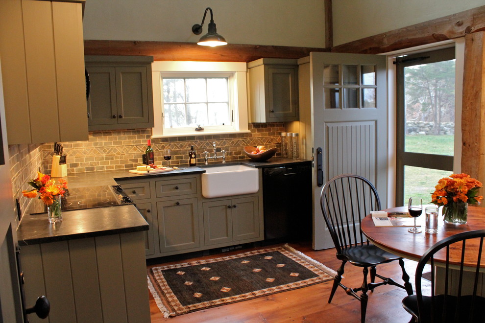 Cape Cod Barn & Residence - Farmhouse - Kitchen - Boston - by OLSON ...