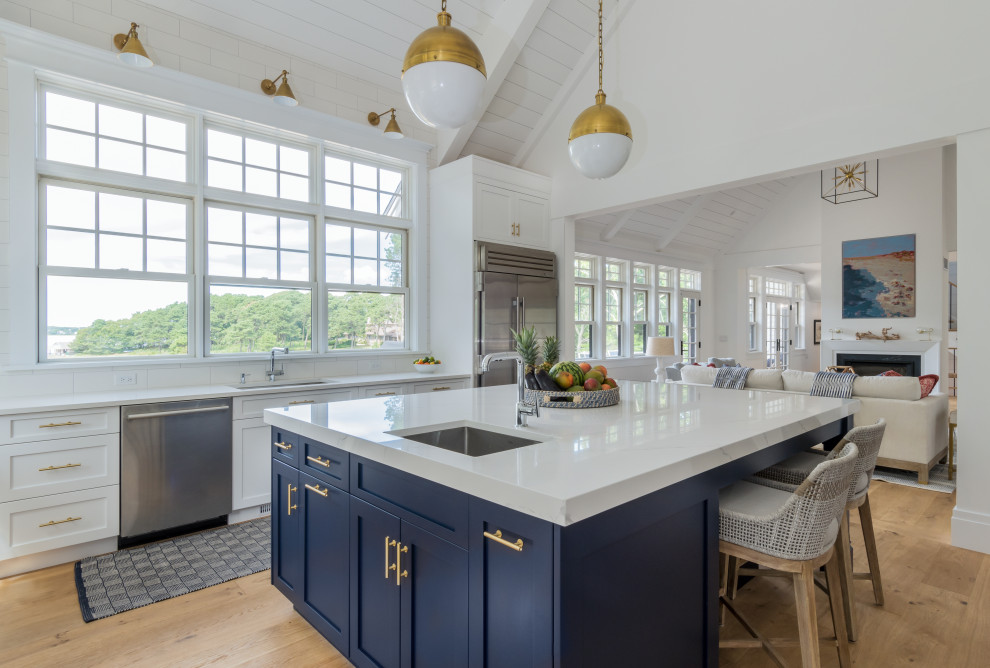 Cape Cod Home made for Entertaining! - Beach Style - Kitchen - Boston ...