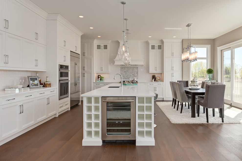 Cape Cod inspired 2 storey - Kitchen - Calgary - by Trickle Creek ...