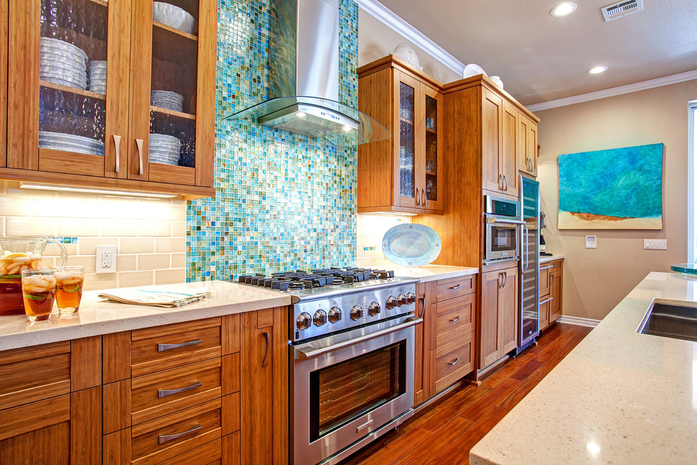 Caribbean Hues Kitchen - Beach Style - Kitchen - San Diego - by Jackson ...