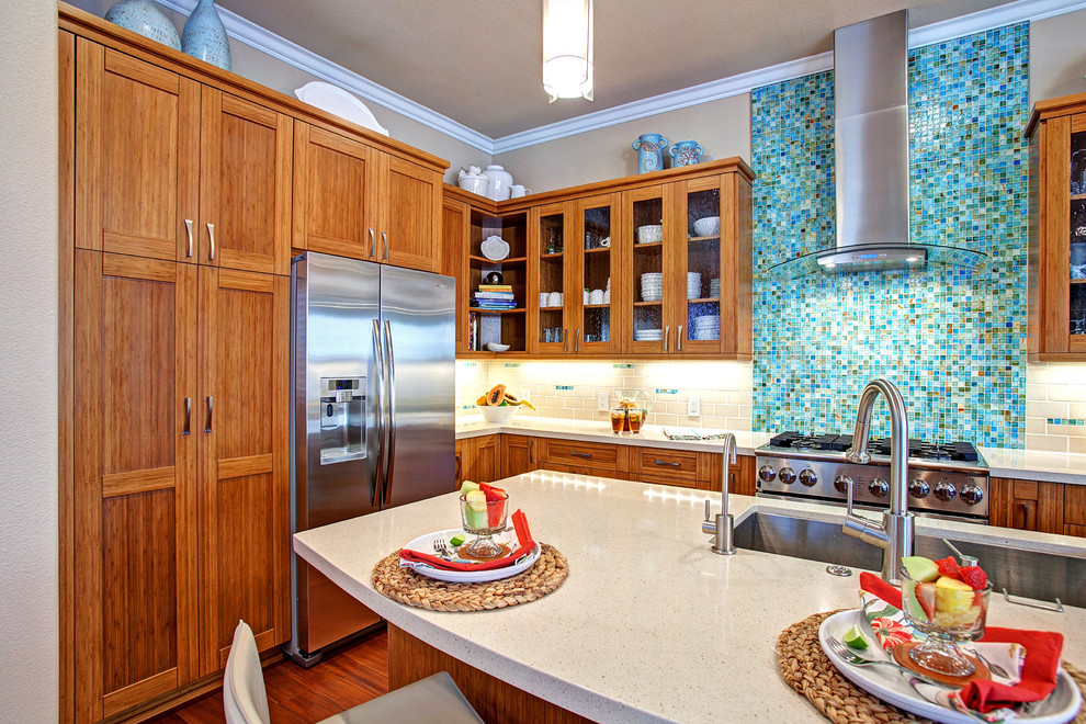 Caribbean Hues Kitchen - Beach Style - Kitchen - San Diego - by Jackson ...