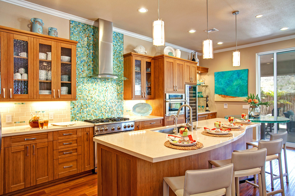Caribbean Hues Kitchen - Beach Style - Kitchen - San Diego - by Jackson ...