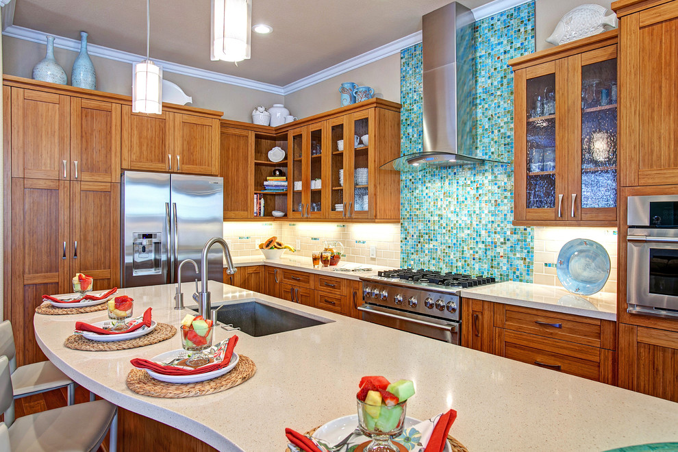 Caribbean Hues Kitchen - Beach Style - Kitchen - San Diego - by Jackson ...