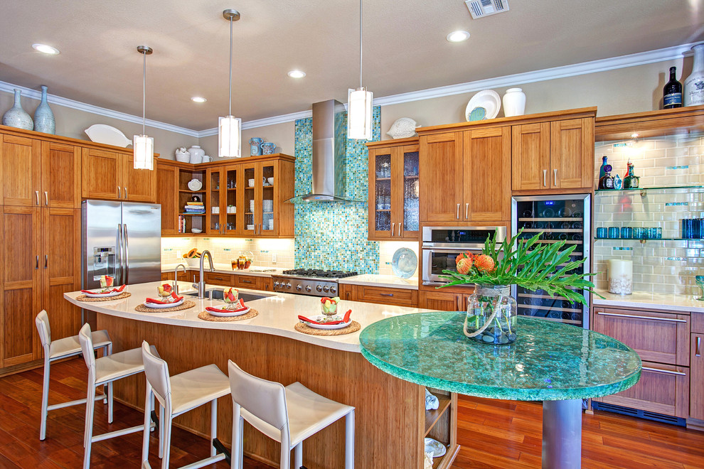 Caribbean Hues Kitchen - Beach Style - Kitchen - San Diego - by Jackson ...