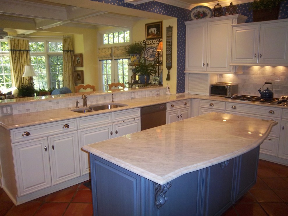 Carrara Marble Renovation - Traditional - Kitchen - Atlanta - by PDP ...