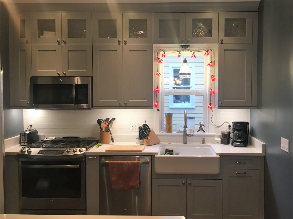 Carrie & Ben's New Kitchen and Laundry - Transitional - Kitchen ...