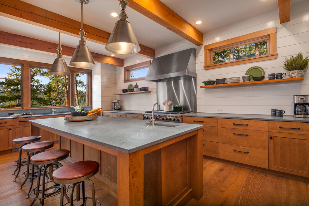 Cascade Mountain Home - Traditional - Kitchen - Seattle - by Michelle ...