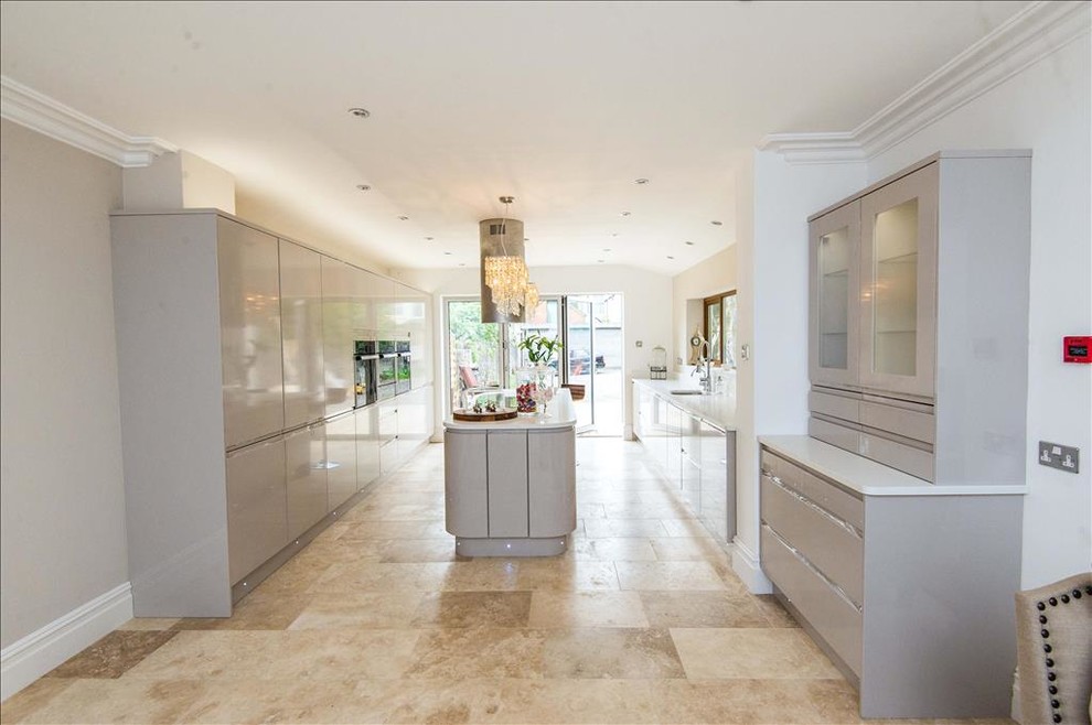 Cashmere Handless High Gloss door - Contemporain - Cuisine - Autres ...