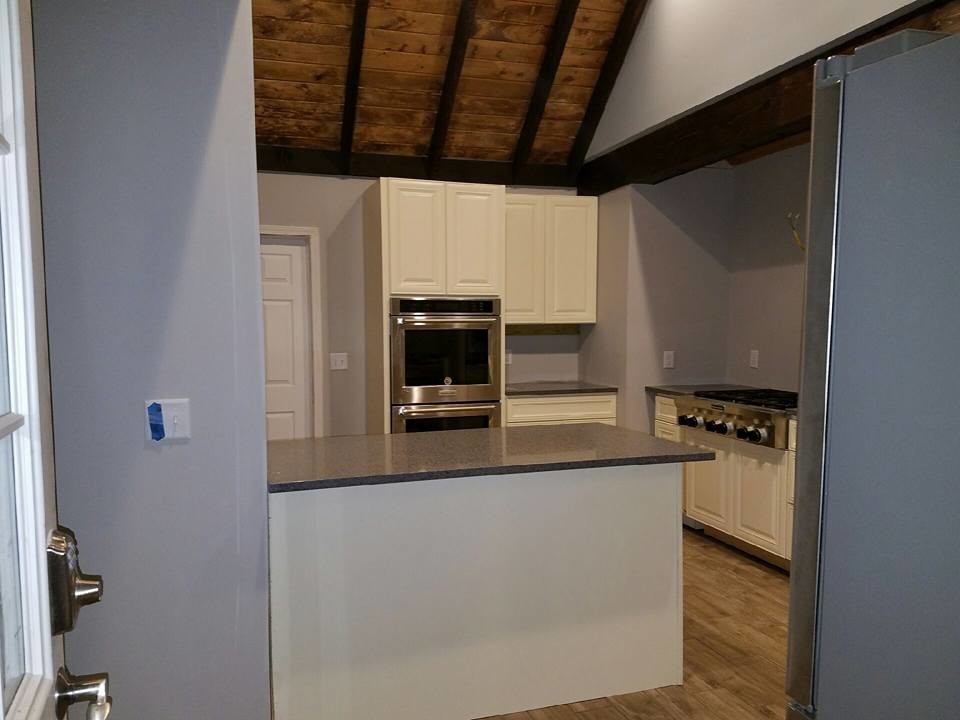 Cathedral Ceiling Kitchen and Micro-Addition Bump Out - Transitional ...