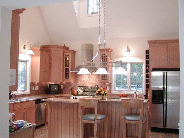 Cathedral ceiling Kitchen - Contemporary - Kitchen - New York - by De ...