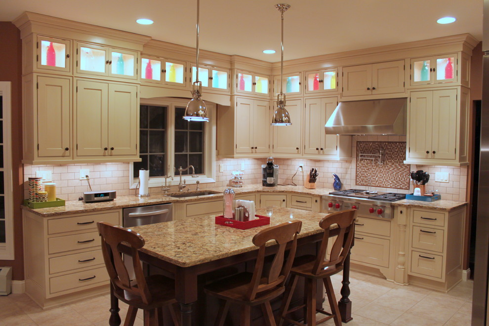 Center Hall Colonial - Traditional - Kitchen - New York - by Royal ...