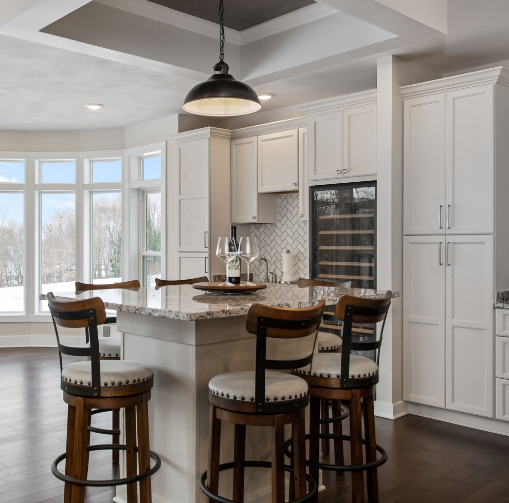 Central New York Lake House - New Construction - Transitional - Kitchen ...