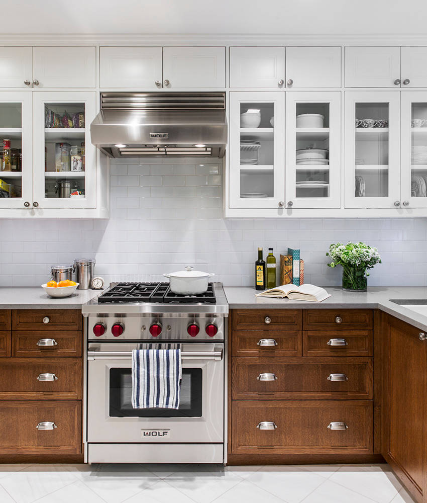 Glass laminate kitchen cabinets store