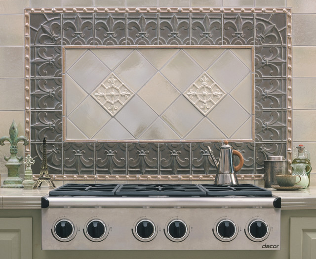 Ceramic Backsplash Focal Wall - Classique - Cuisine - Washington, D.C ...