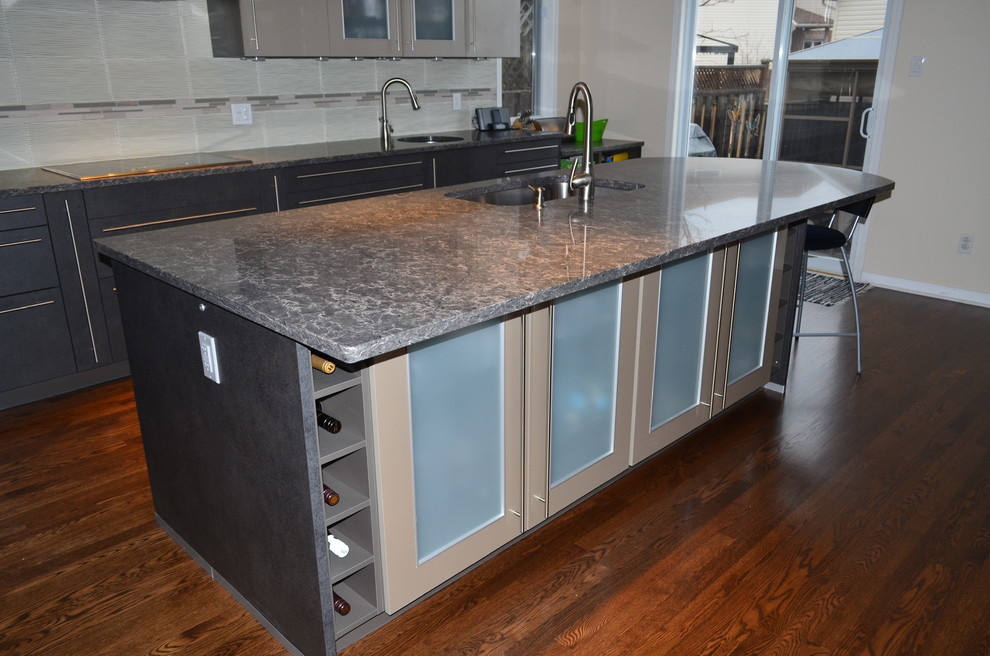 Champagne + Lava Stone Kitchen - Modern - Kitchen - Ottawa - by Acco ...