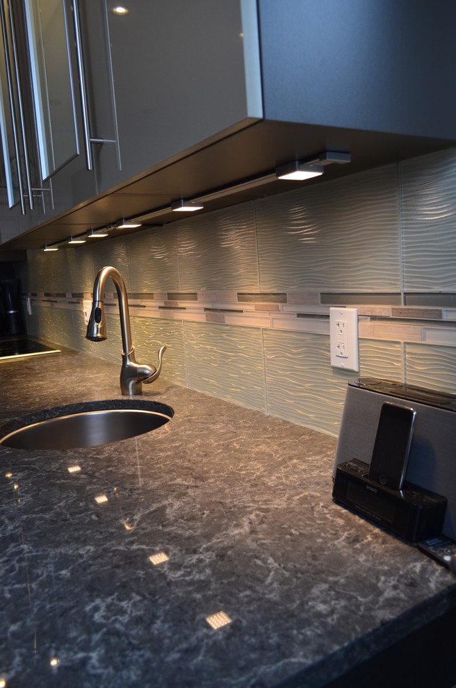 Champagne + Lava Stone Kitchen - Modern - Kitchen - Ottawa - by Acco ...