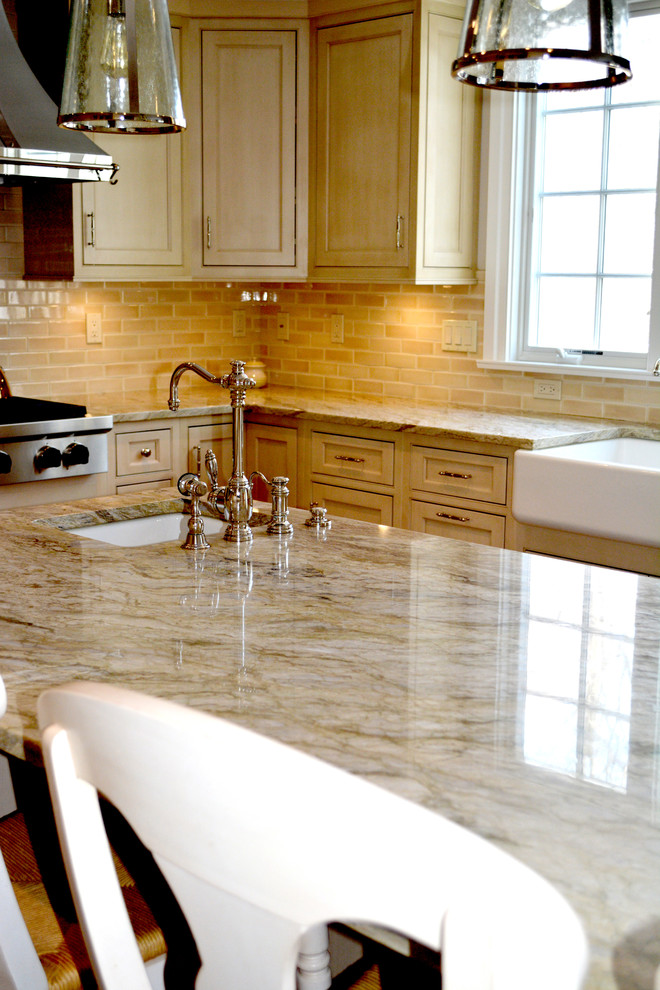 Champagne Quartzite Kitchen - Contemporary - Kitchen - New York - by ...
