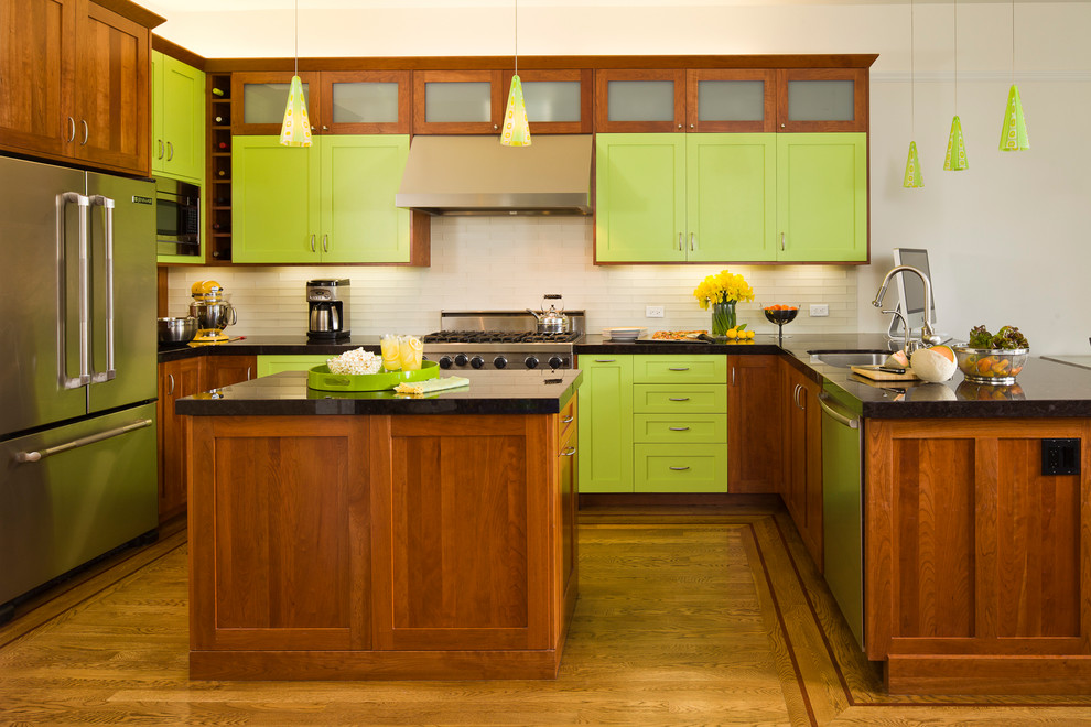 Chartreuse Kitchen - Contemporary - Kitchen - San Francisco - by Barbra ...